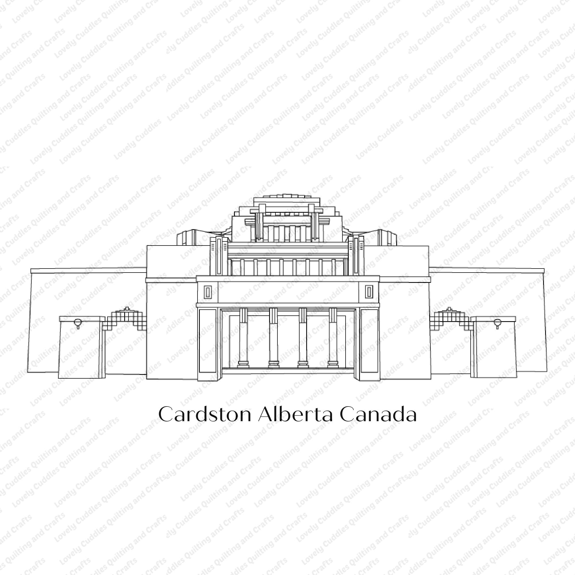 Cardston Alberta Canadalds Temple SVG File-digital Download - Etsy