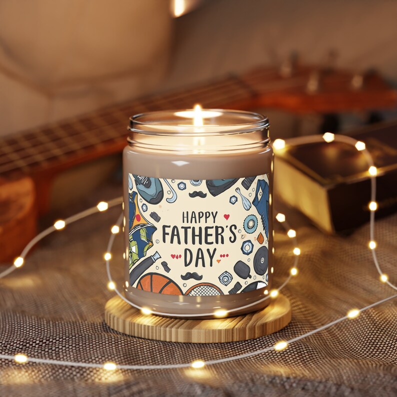 Happy Father's Day Candle Gift for Dad - Etsy