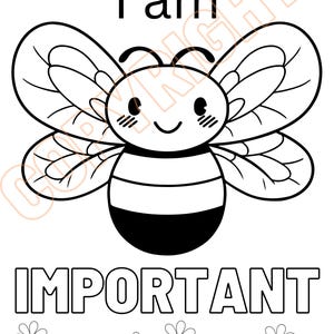 Positive Affirmations Coloring Book for Children - Etsy