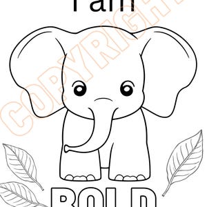 Positive Affirmations Coloring Book for Children - Etsy