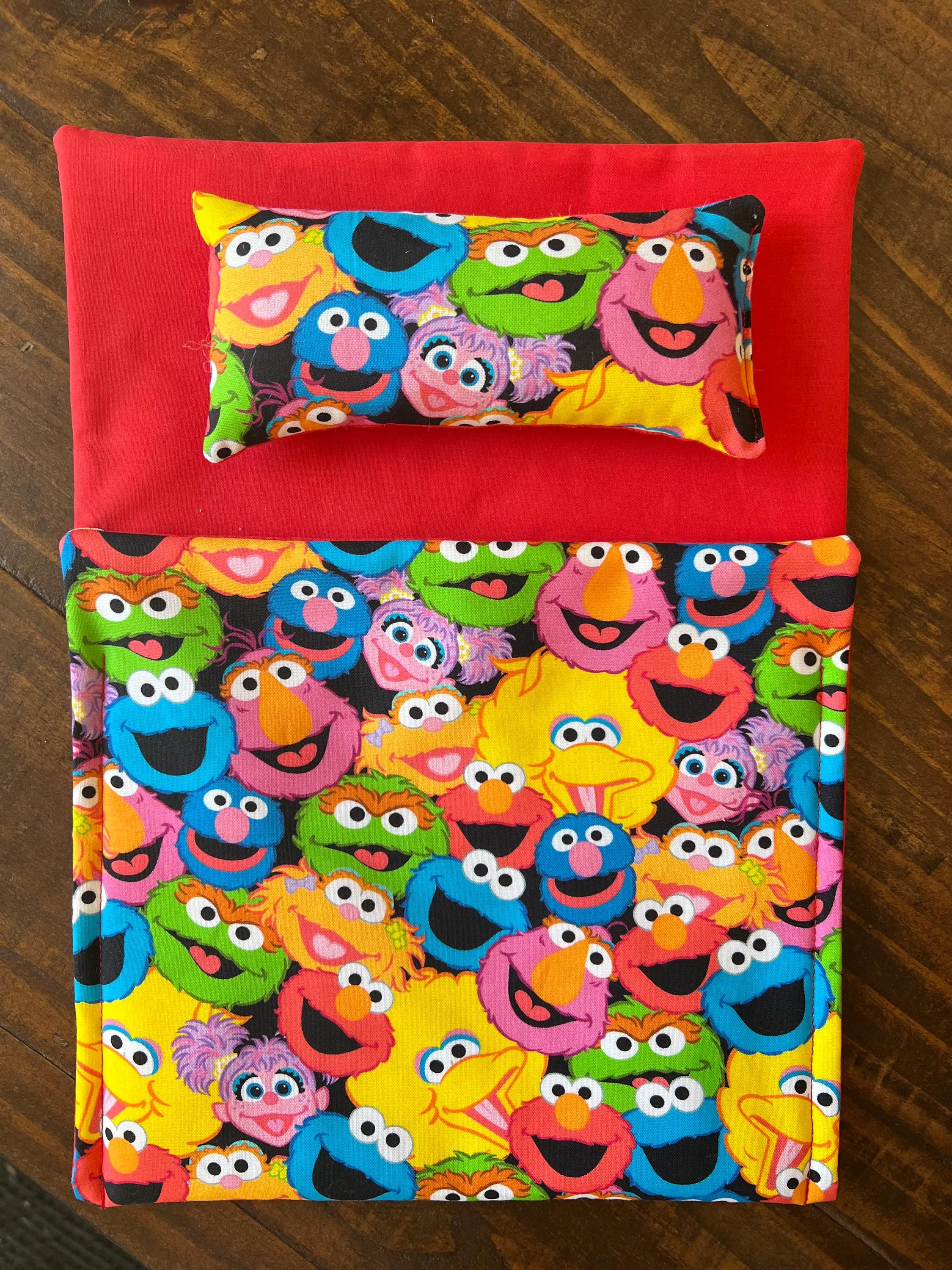 Elmo Plush Sesame Street Friends Just Play With Handmade Sleeping Bag ...
