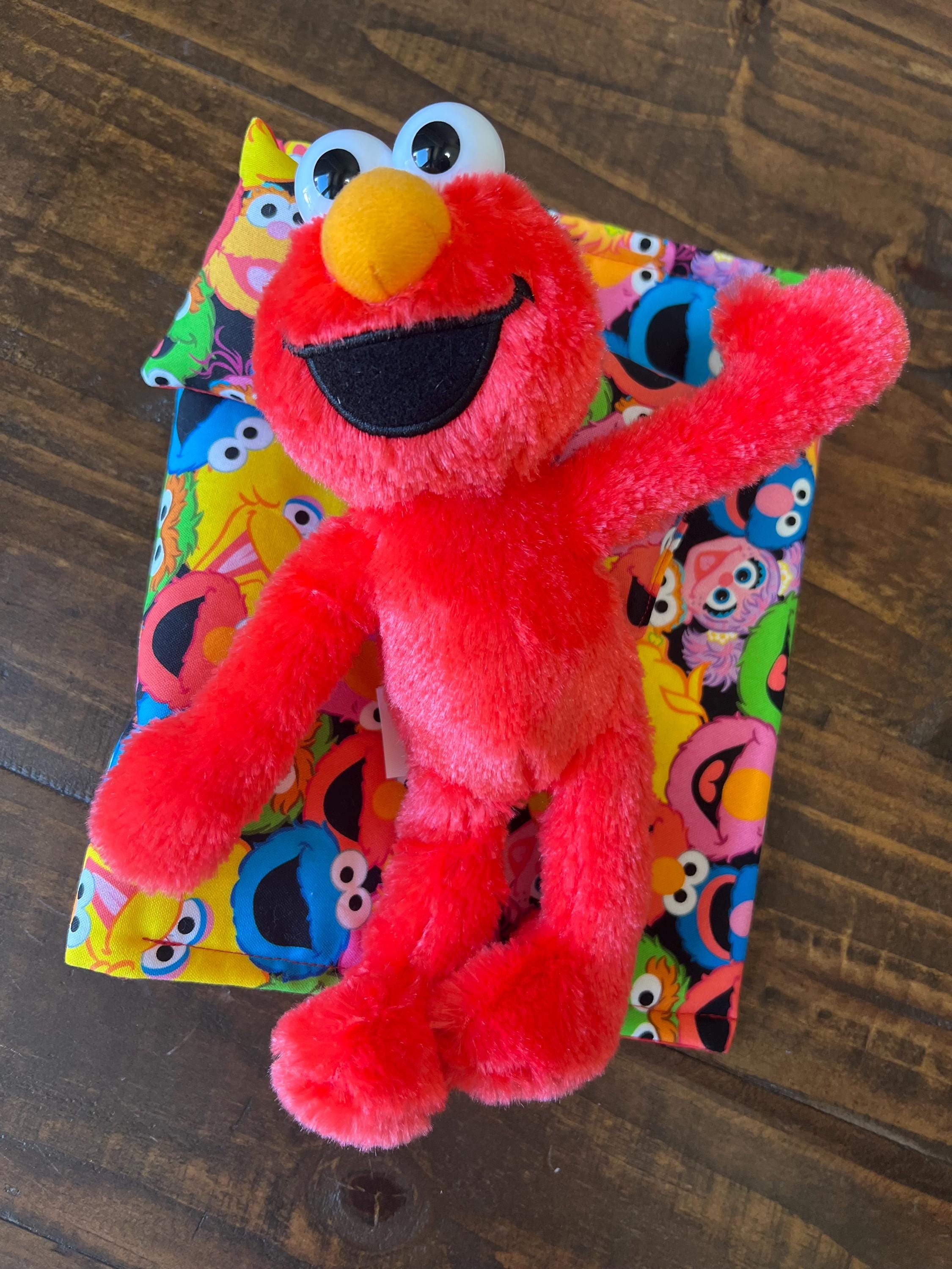 Elmo Plush Sesame Street Friends Just Play With Handmade Sleeping Bag ...