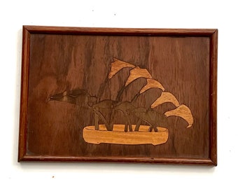 Wood Inlay Art - Etsy
