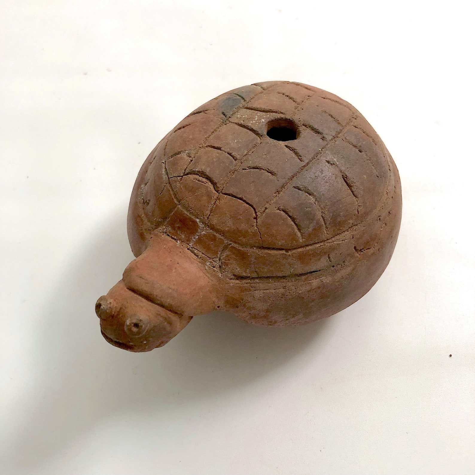 Pre-columbian Figurative Pottery Turtle Handmade Indigenous | Etsy
