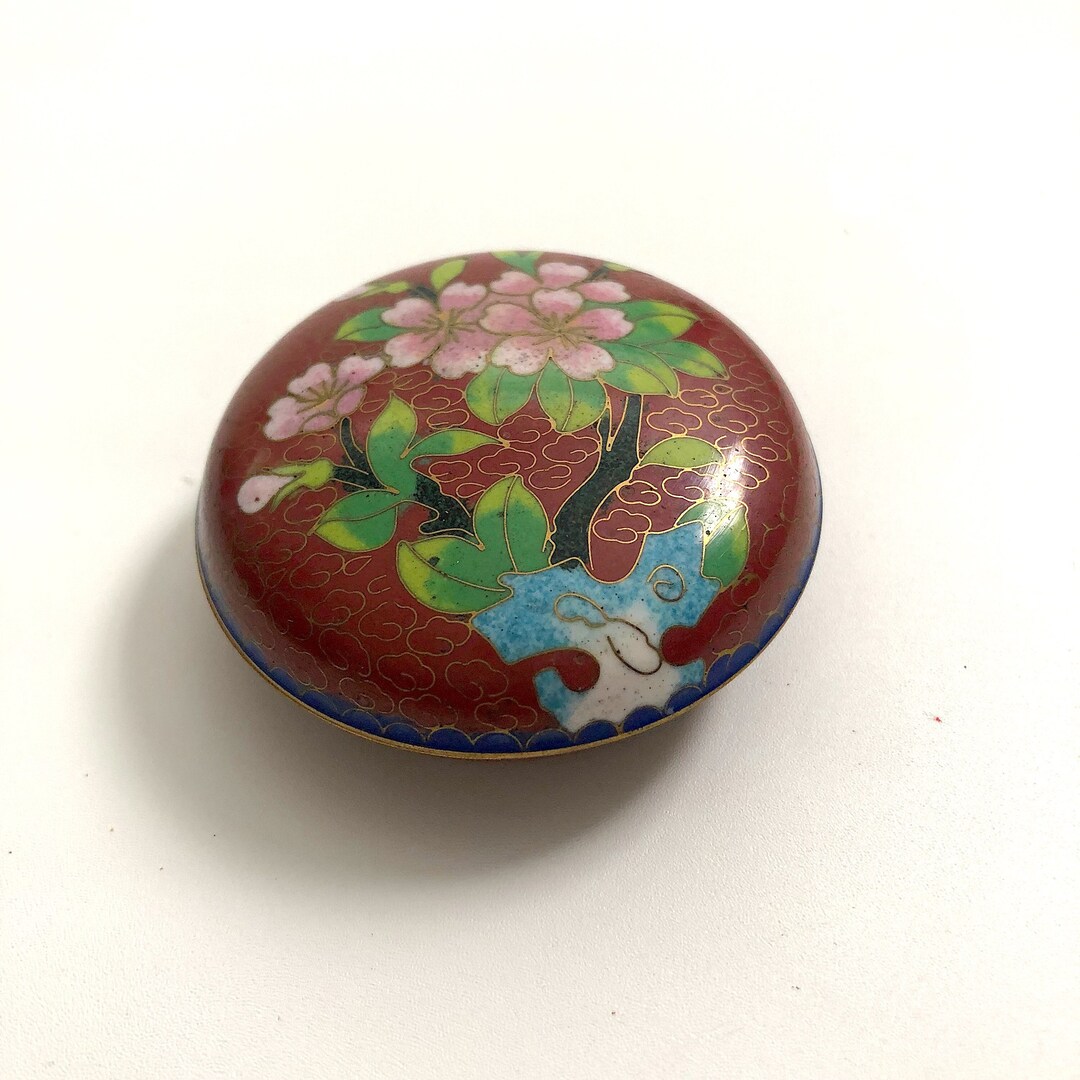 Japanese Incense Container, Kogo, Shippo Cloisonné Ware, Asian ...