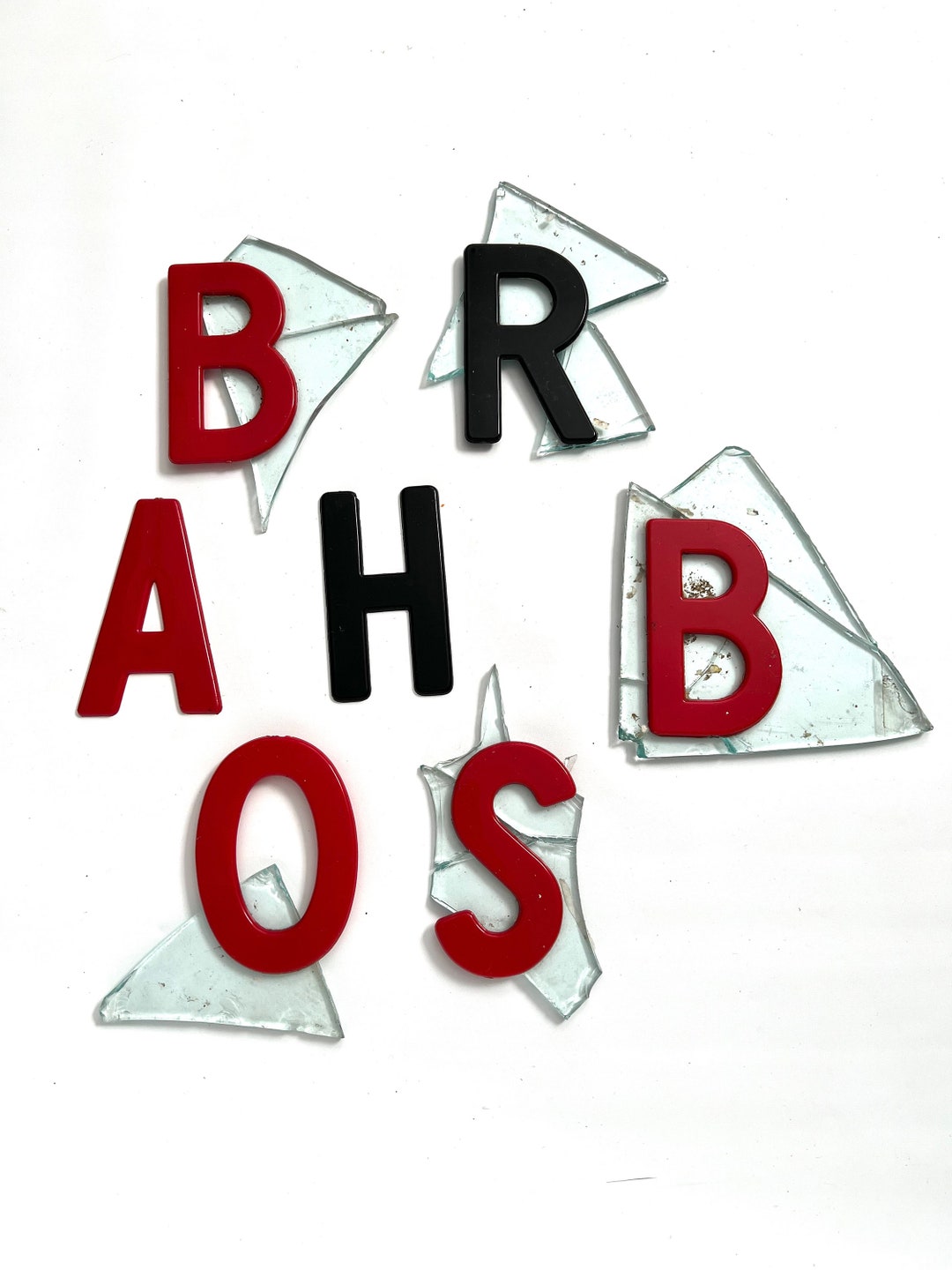 Vintage Plastic Window Signage Lettering, Found Art, Plastic Letters - Etsy