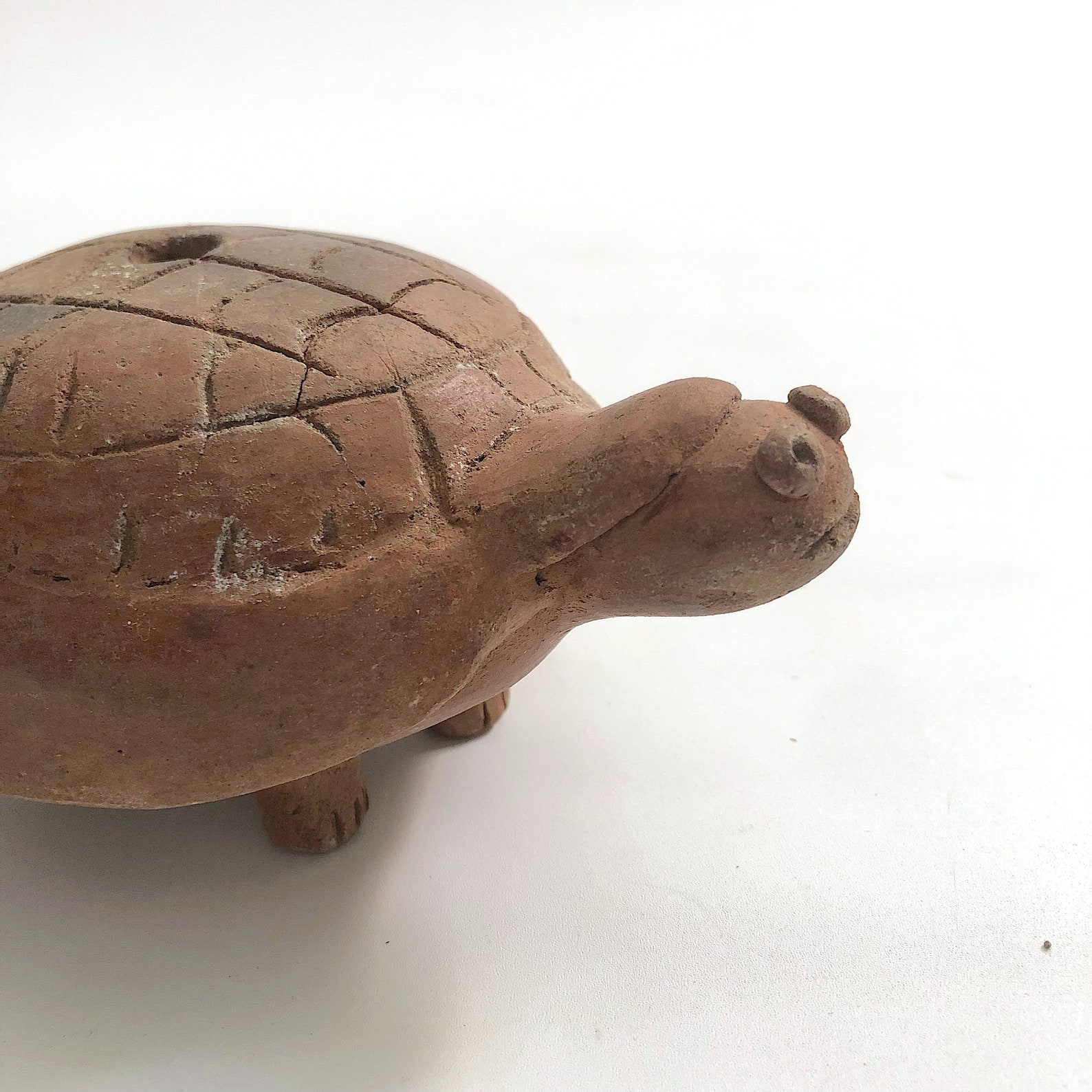 Pre-columbian Figurative Pottery Turtle Handmade Indigenous | Etsy