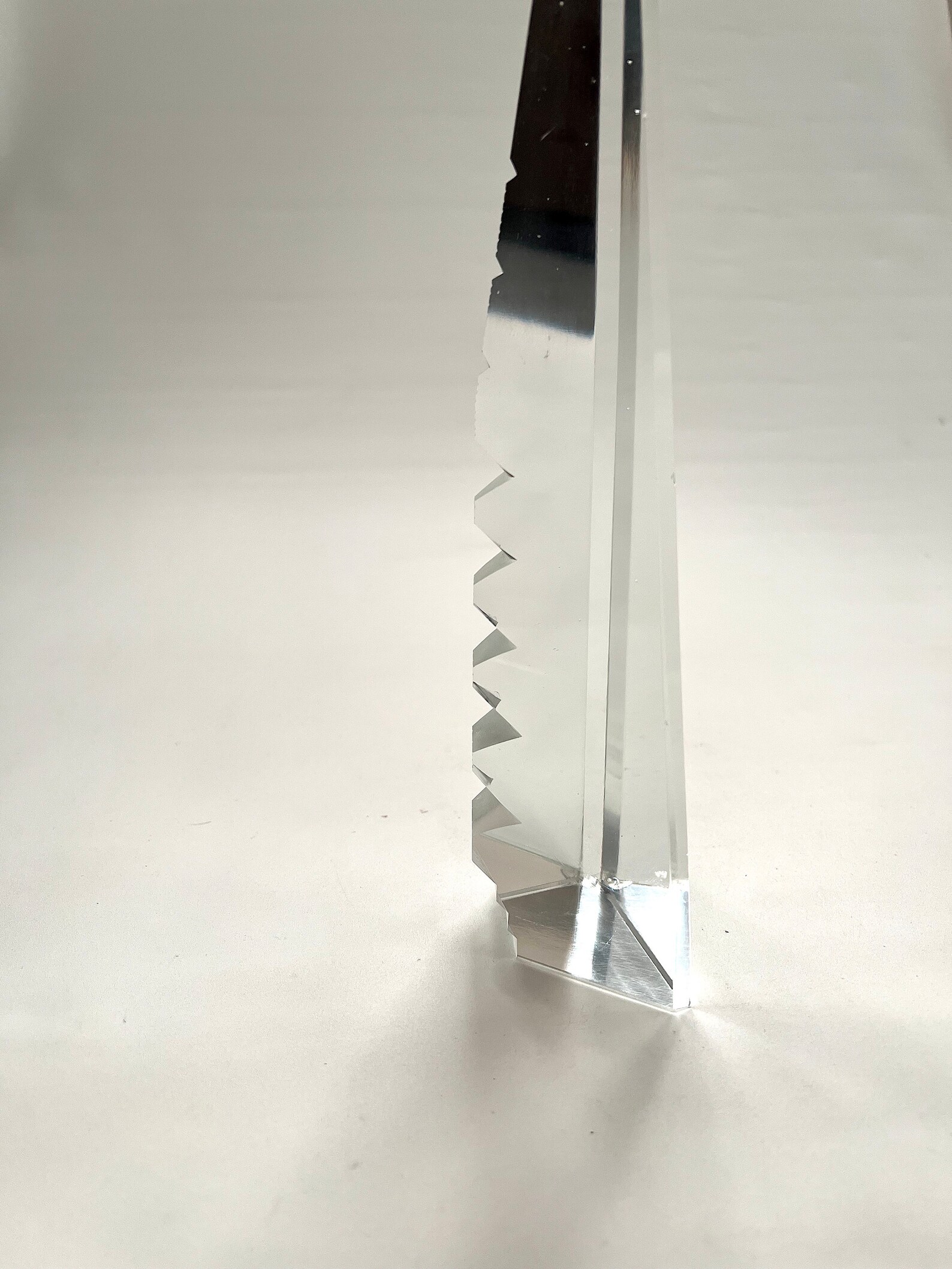 HOYA Reverse Cut Lead Crystal Obelisk Large Glass Pagoda - Etsy