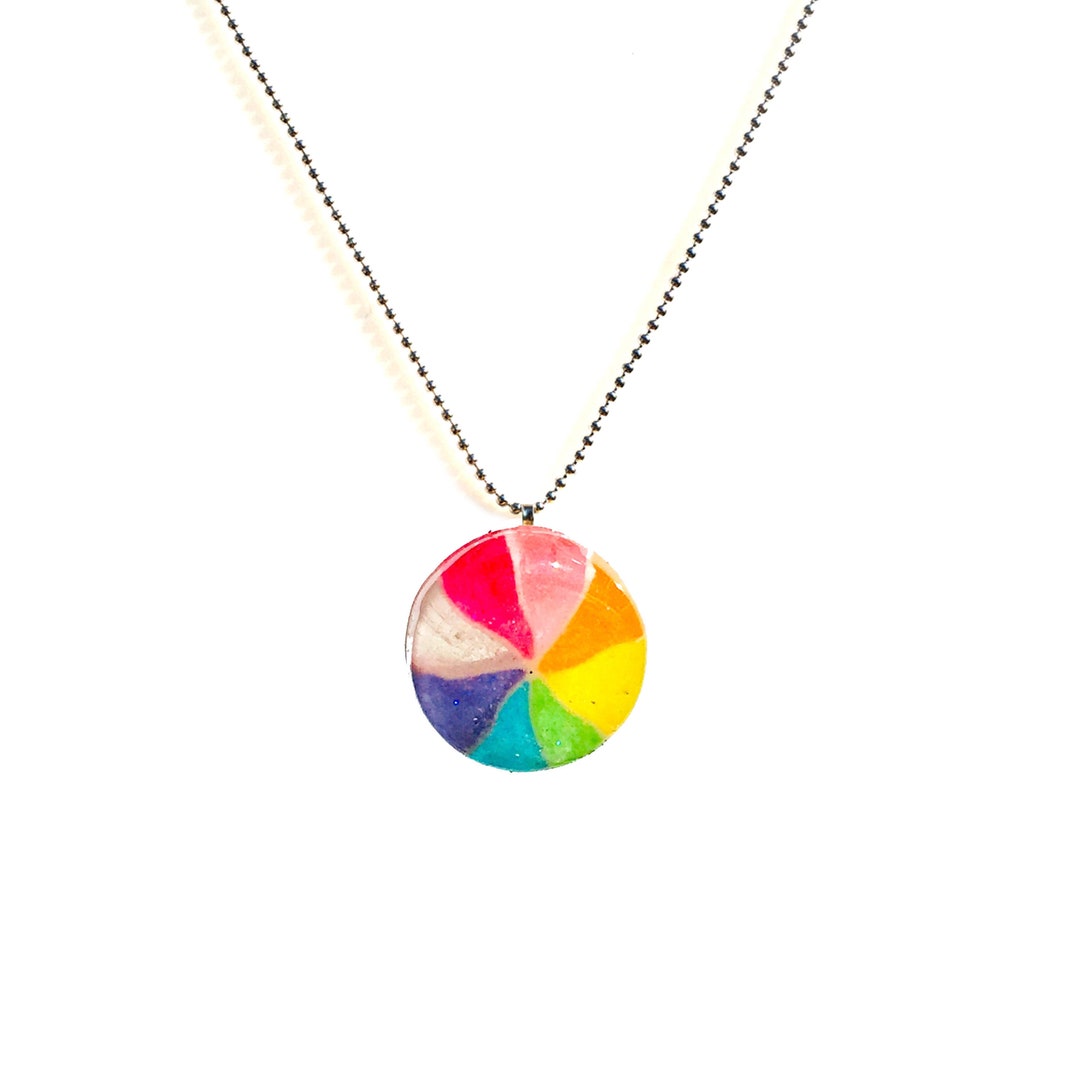 Japanese Pinwheel Candy Necklace - Etsy