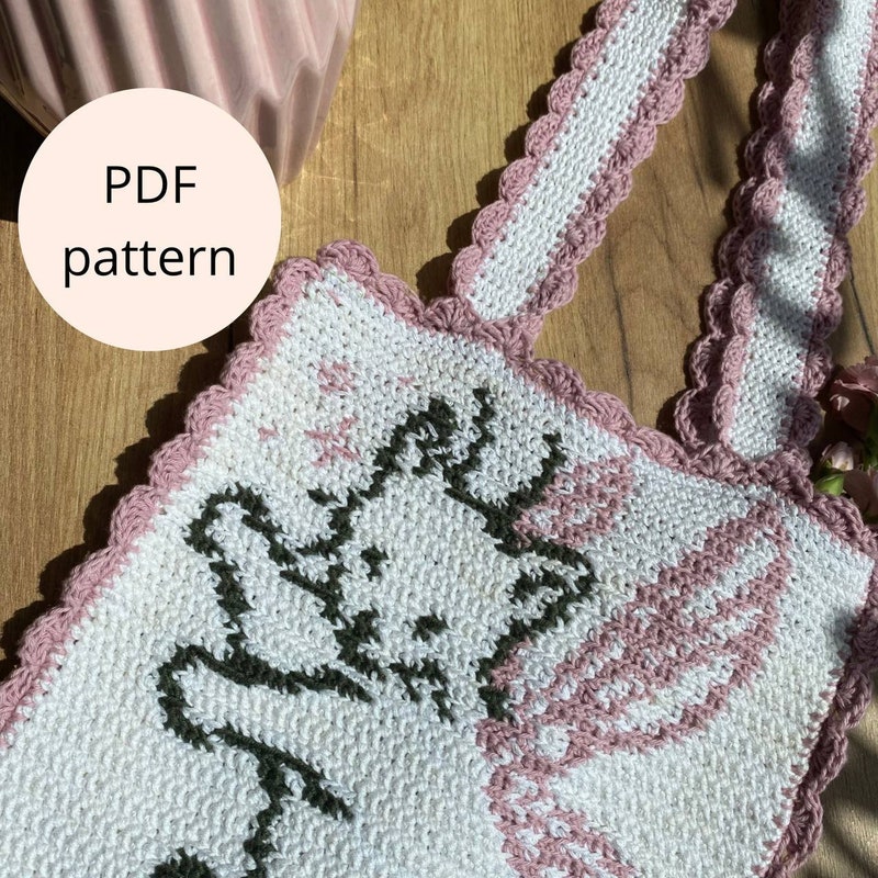 Crochet Cat Bag Pattern - Etsy
