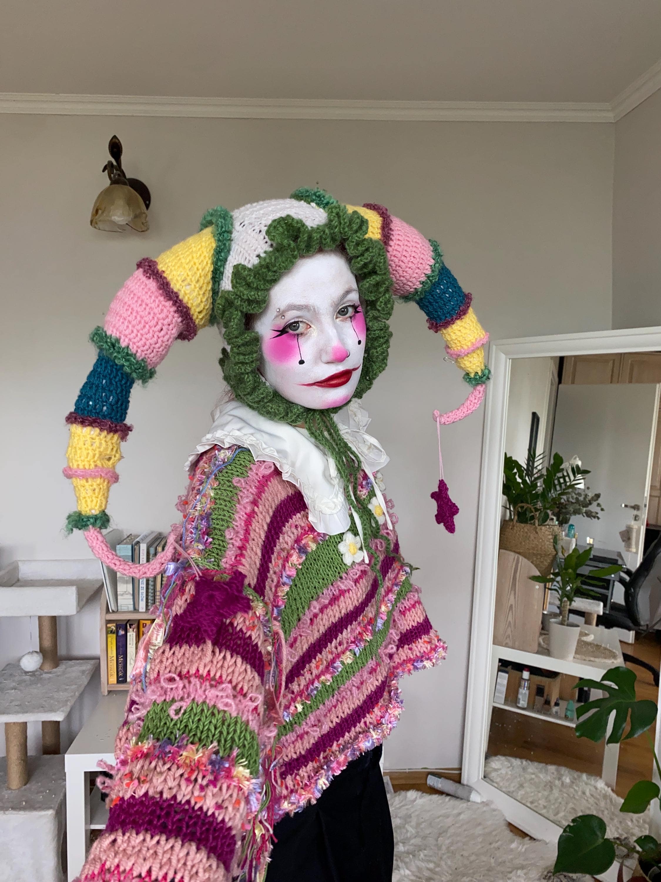 Crochet Jester Hat Pattern: Clowncore Costume (digital Download) - Etsy
