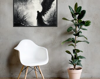 Fallen Angel Printable Digital Download Digital Art High Resolution ...