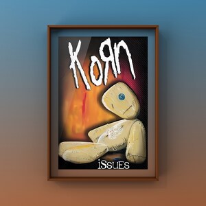 Korn Poster,korn Hey Dadd Poster,korn Issues Poster,rock Music Poster ...
