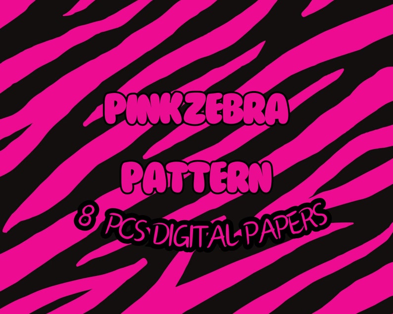 Pink Zebra Digital Papers,zebra Pattern,pink Zebra Patterns,pink ...