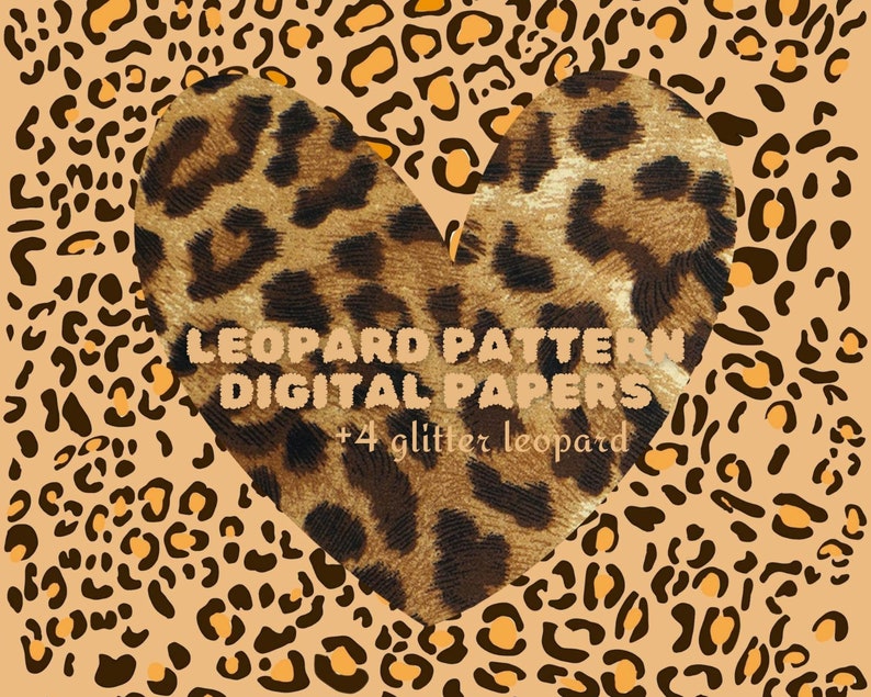 Leopard Digital Papers,leopard Pattern,leopard Patterns,leopard Paper ...