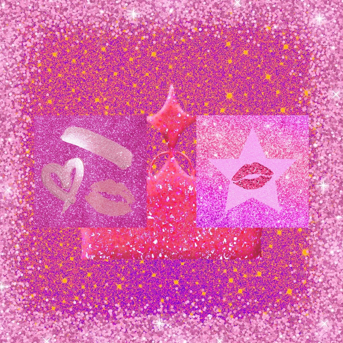 Y2k Glitter Papers,pink Glitter Paper,glitter Digital Papers,y2k ...