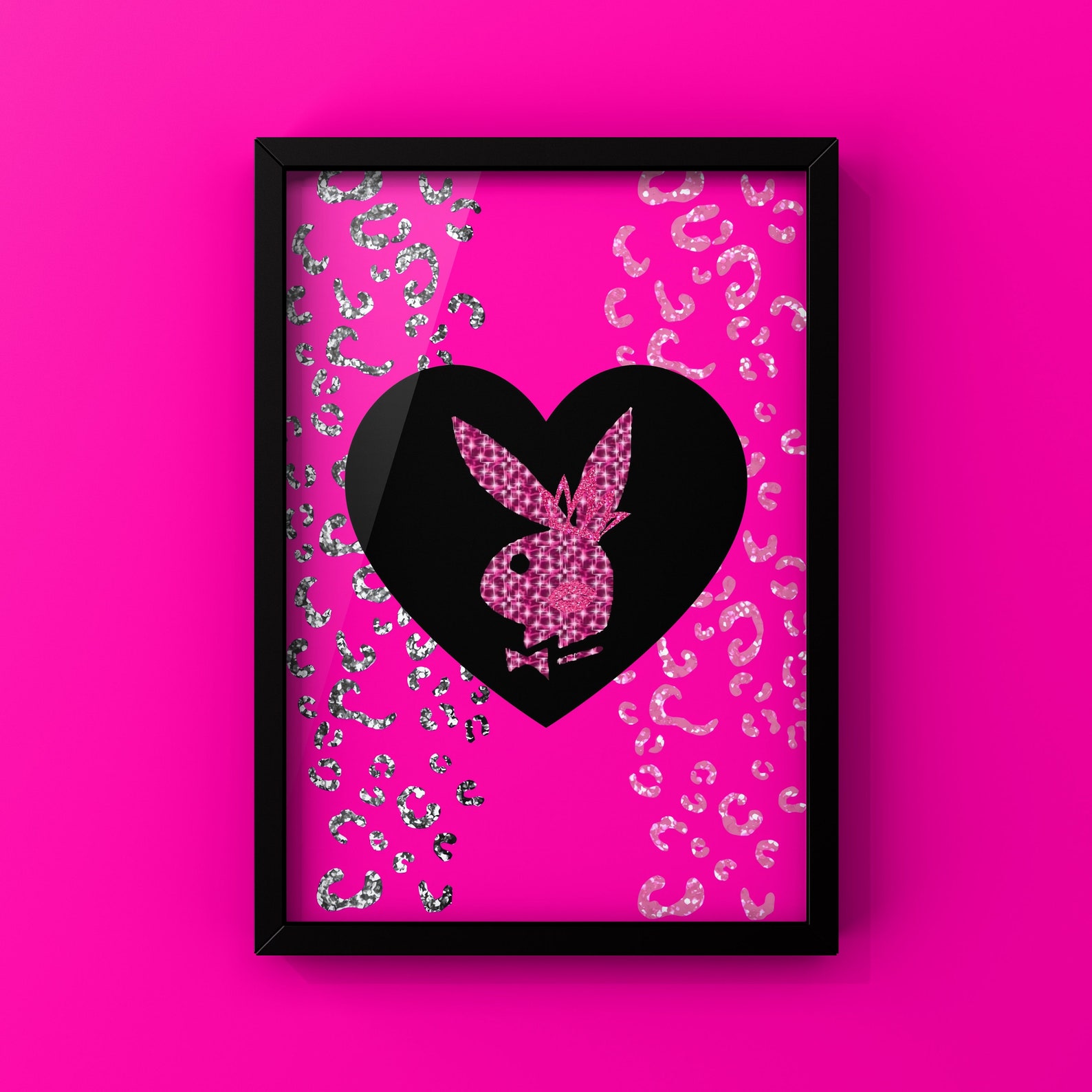 Y2k Playboy Poster,pink Aesthetic Bunny Poster,playboy Wall Art ...