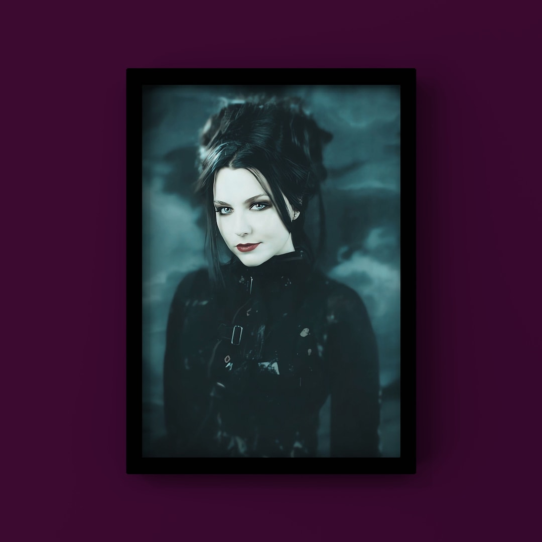 Amy Lee Poster,amy Lee Digital Wall Art,rock Music Gift,gothic Rock ...