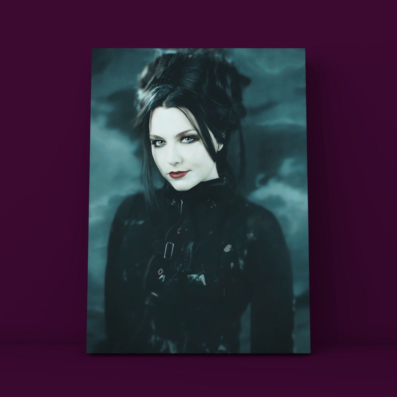 Amy Lee Poster,amy Lee Digital Wall Art,rock Music Gift,gothic Rock ...