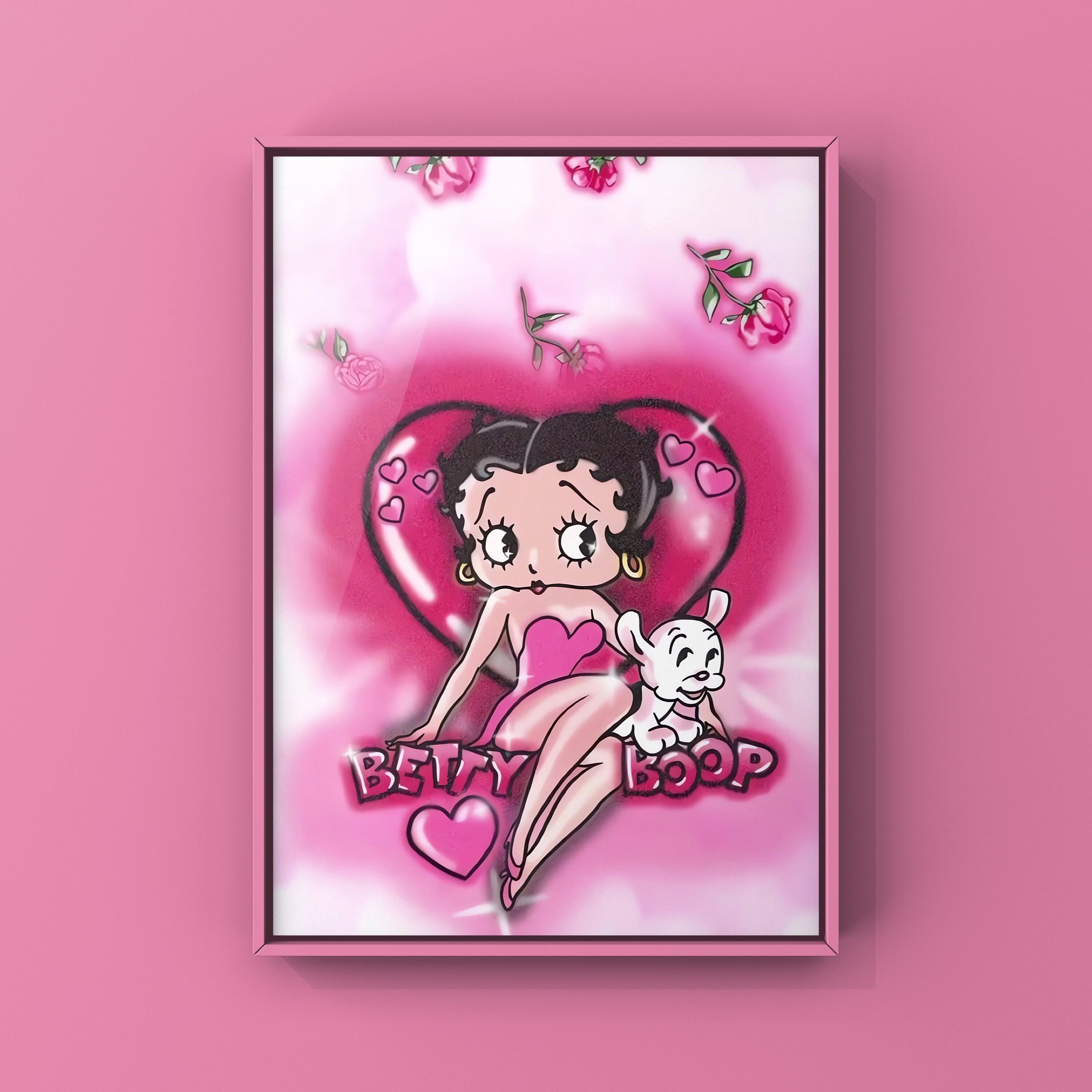 Betty Boop Poster,betty Boop Wall Art,y2k Aesthetic Wall Deco,y2k ...