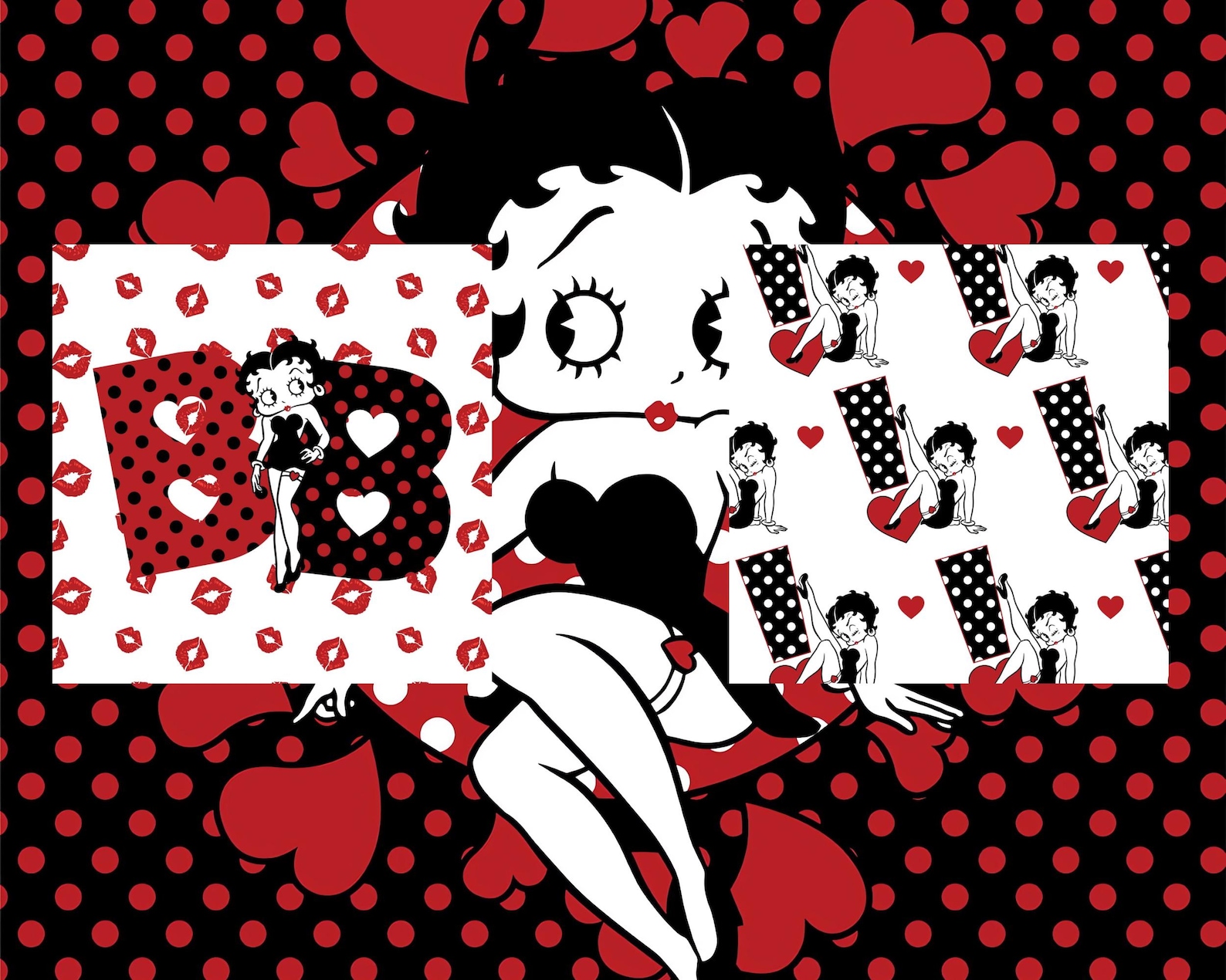 Betty Boop Digital Papers,betty Boop Digital Paper Set,y2k Iconic ...