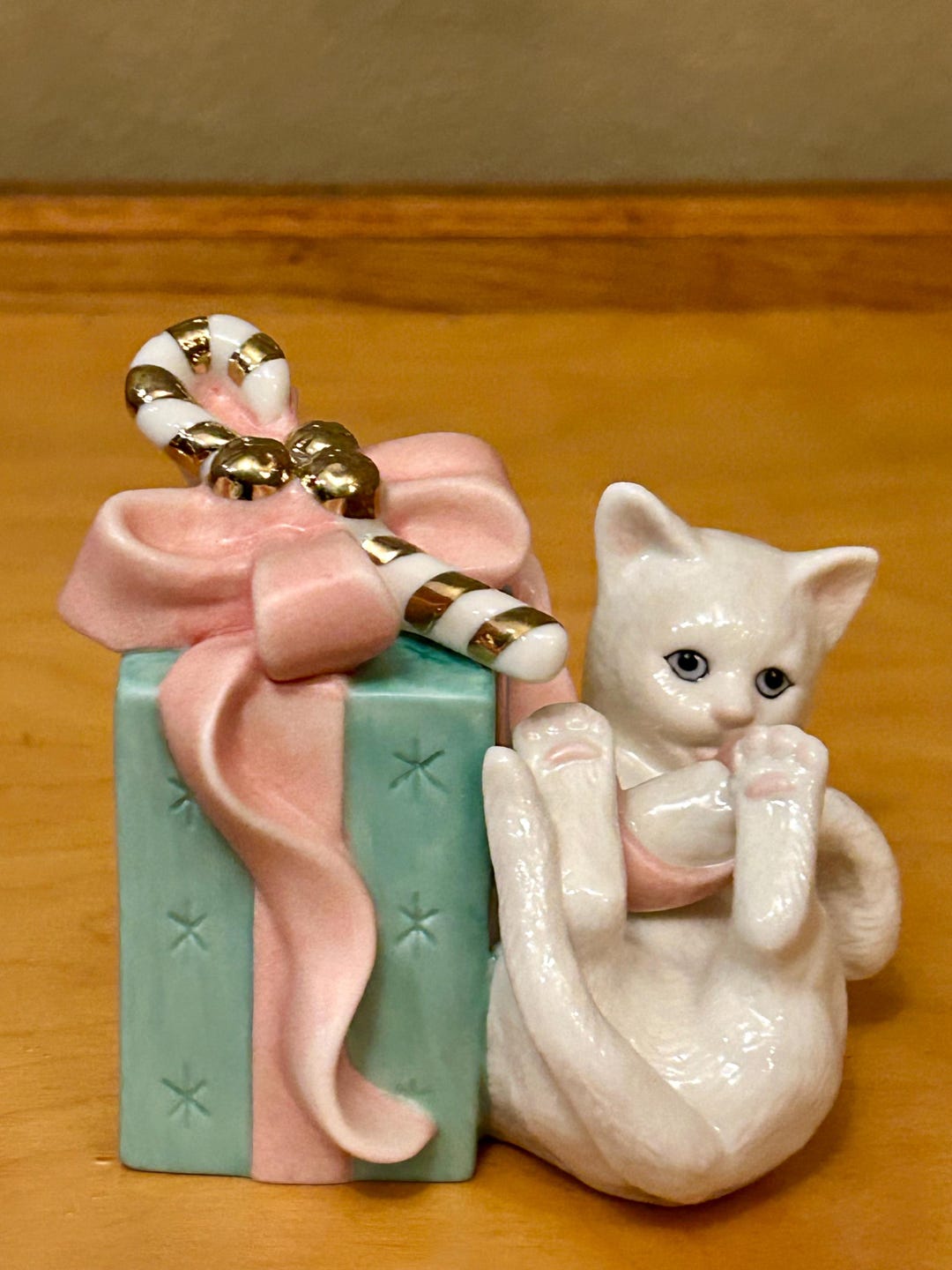 Lenox Presently Curious Cat Figurine With COA - Etsy