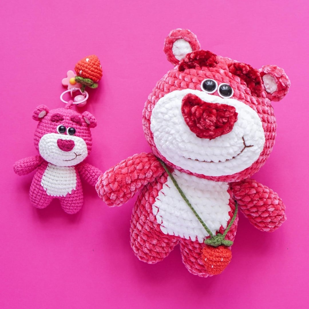 Lotso Bear Amigurumi Crochet Pattern, English (digital Pattern) - Etsy