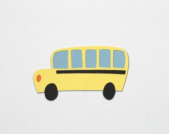 School Bus Die Cut | Etsy