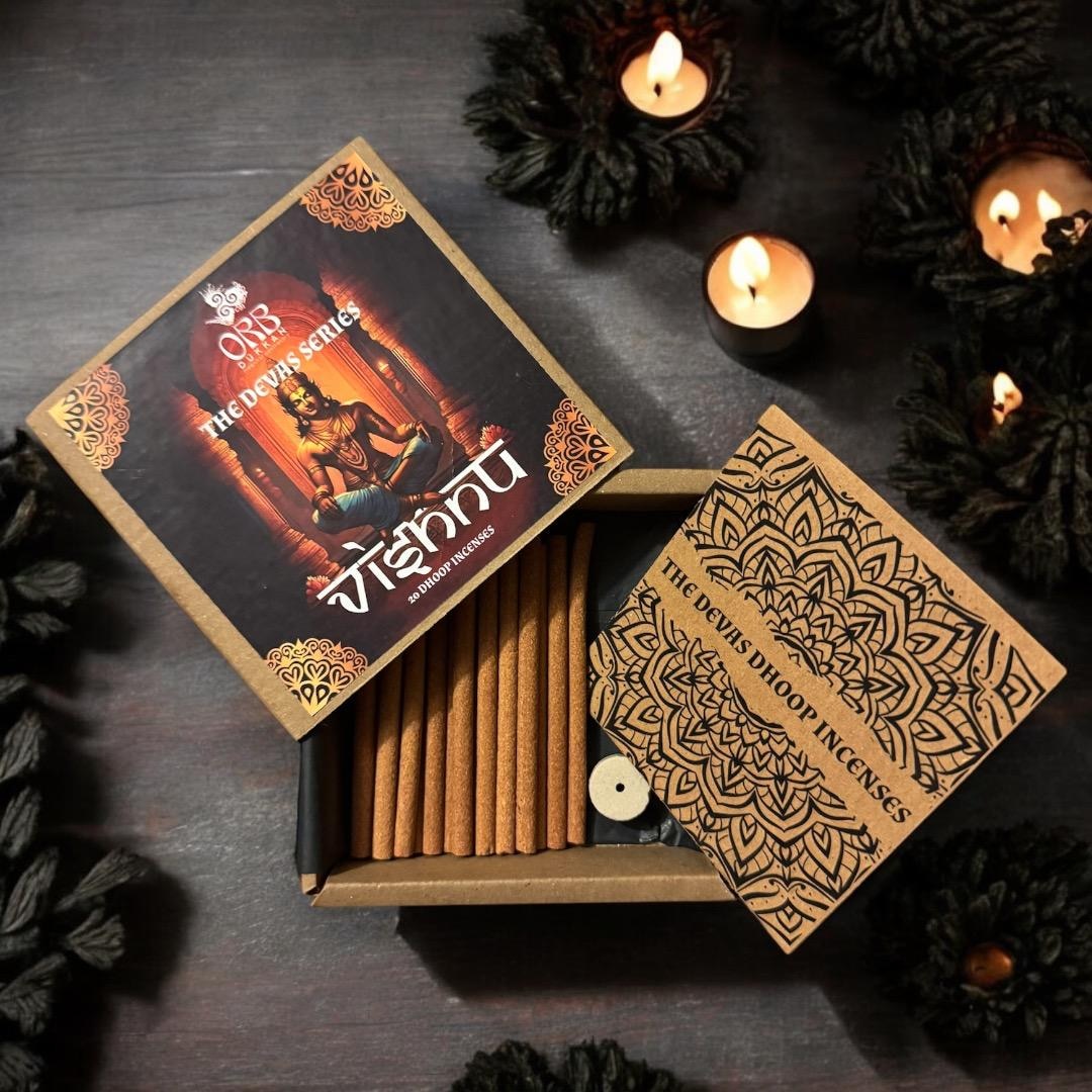VISHNU Dhoop Incense I for Protection Harmony & Balance | Handmade ...