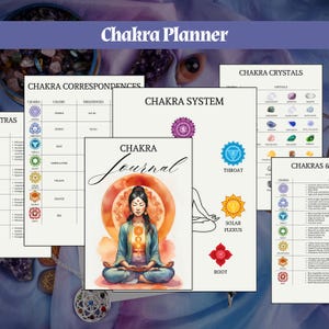 Chakra Healing Journal I the 7 Chakra's Workbook I Printable Chakra Planner I Digital ...