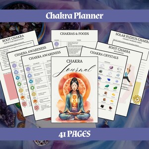 Chakra Healing Journal & Guide : Energy Balancing Workbook (digital ...