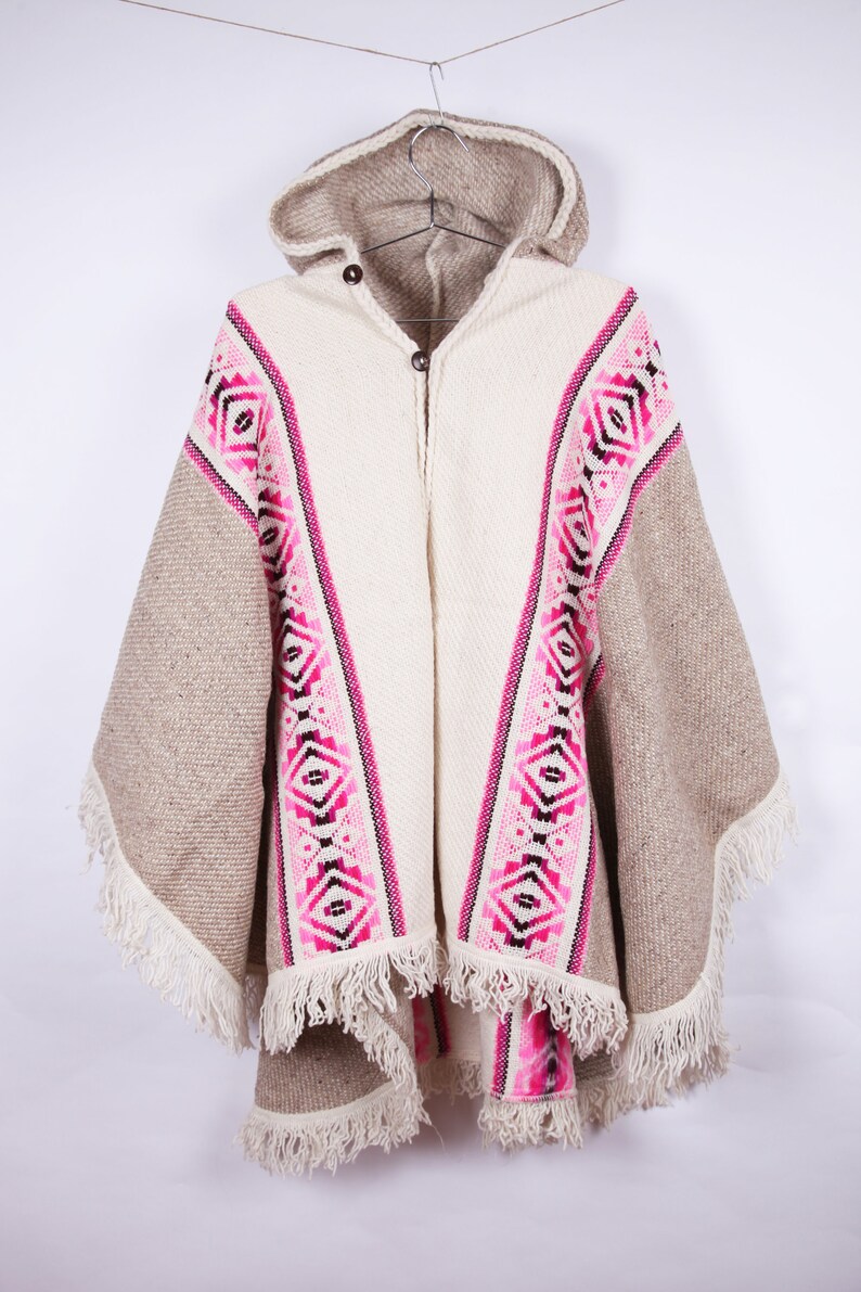 Otavaleño Ponchos Unique Design - Etsy