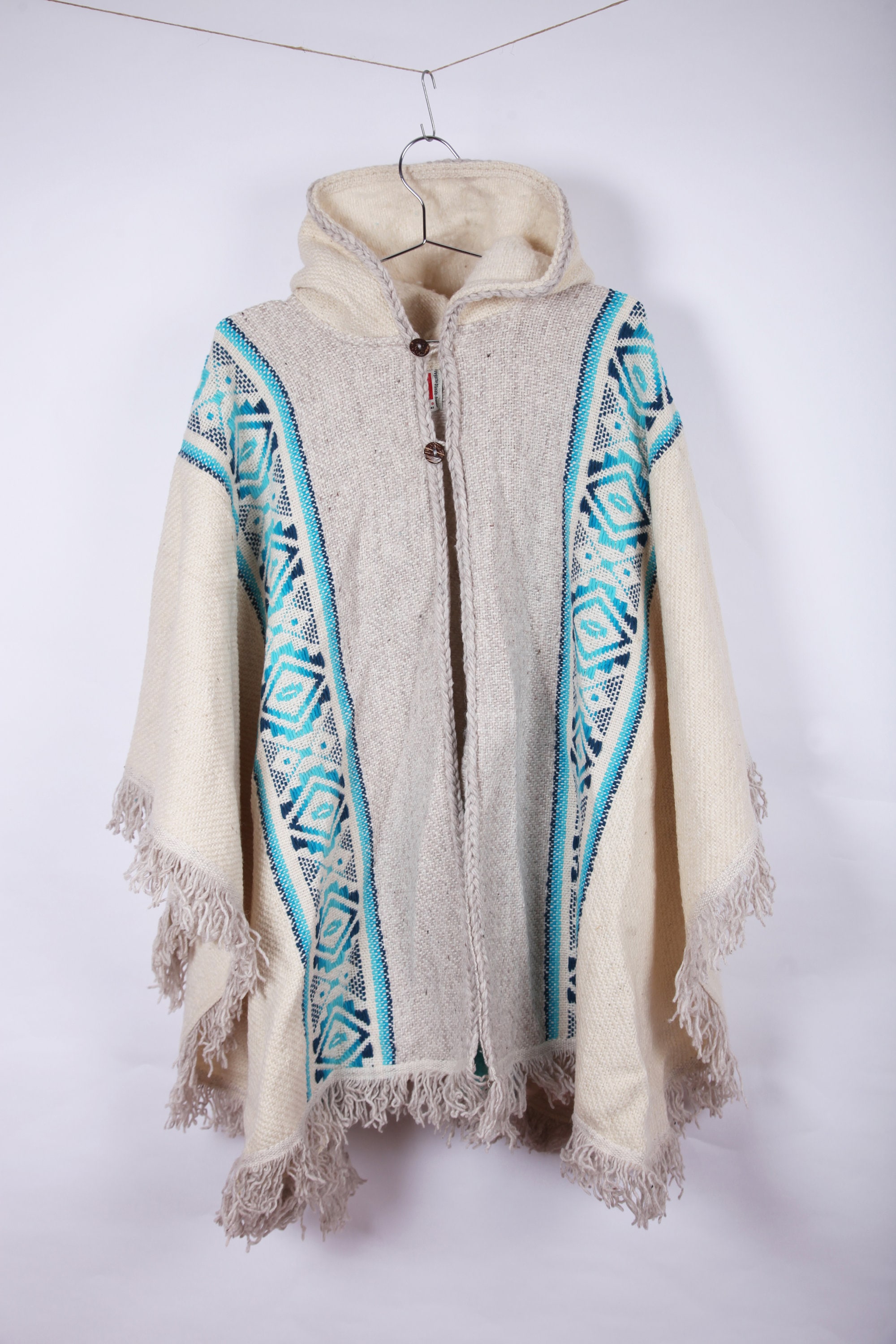 Otavaleño Ponchos Unique Design - Etsy