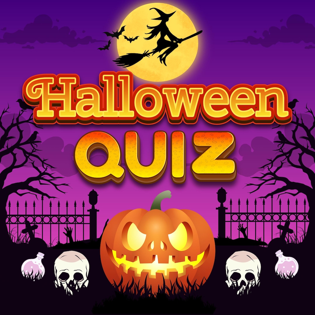 VIRTUAL HALLOWEEN GAME, Powerpoint Game Show, Zoom Game Night, Trivia ...