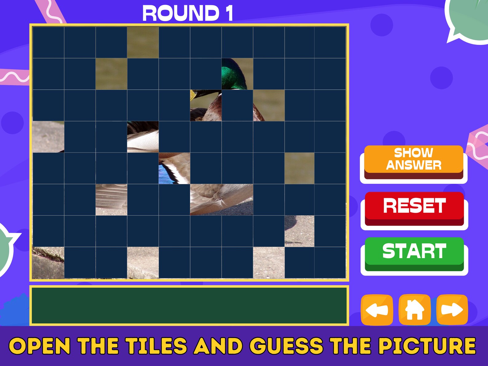 VIRTUAL PARTY GAME Guess the Picture Powerpoint Game Show Quiz Family ...