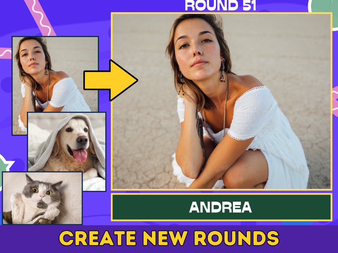 VIRTUAL PARTY GAME Guess the Picture Powerpoint Game Show Quiz Family ...