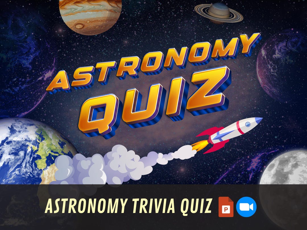 ASTRONOMY QUIZ Game, Powerpoint Game, Space Quiz, Universe, Zoom ...
