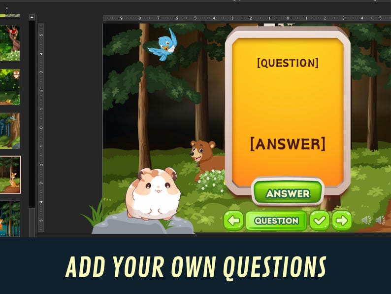 CLASSROOM GAME Powerpoint Game Template Hamster Quest Educational Game ...