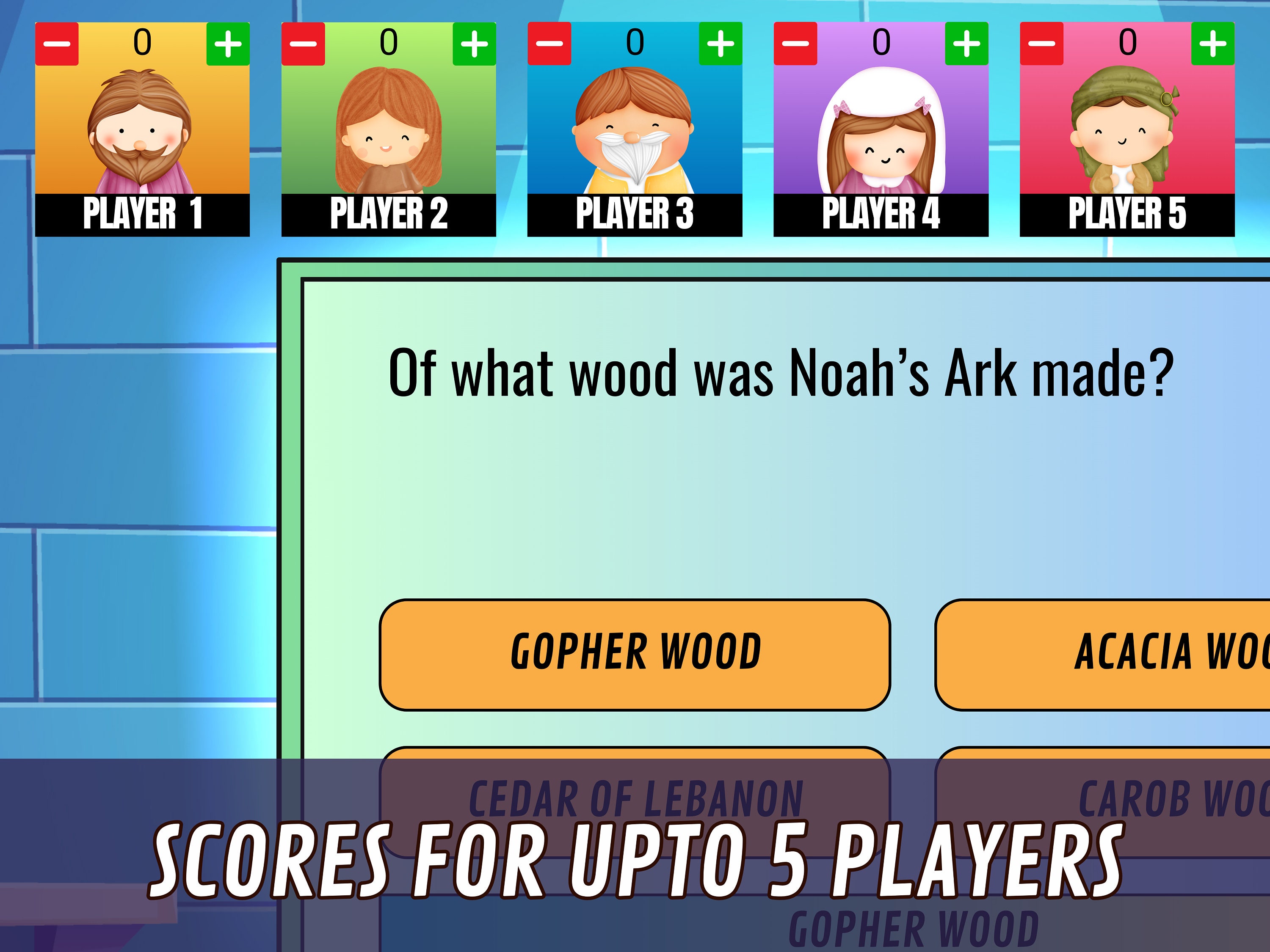 BIBLE TRIVIA Game | Powerpoint Game | Zoom, Skype, Game Show, Virtual ...