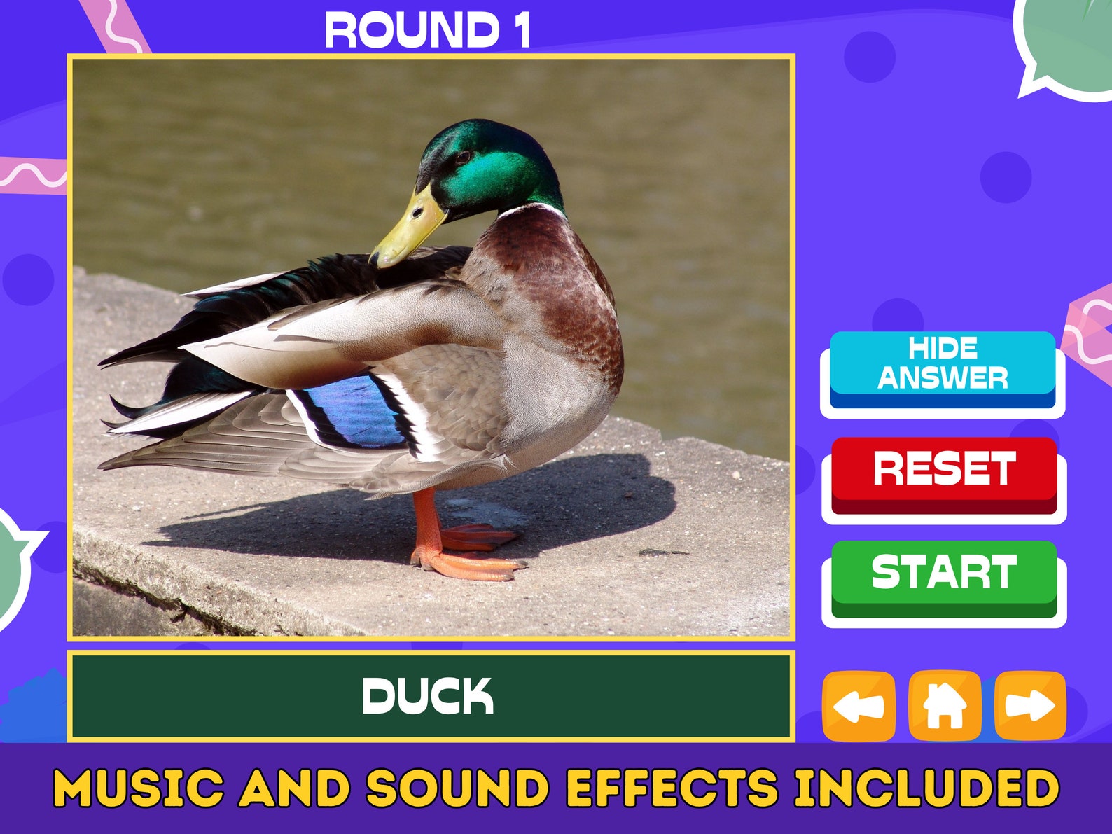 VIRTUAL PARTY GAME Guess the Picture Powerpoint Game Show Quiz Family ...