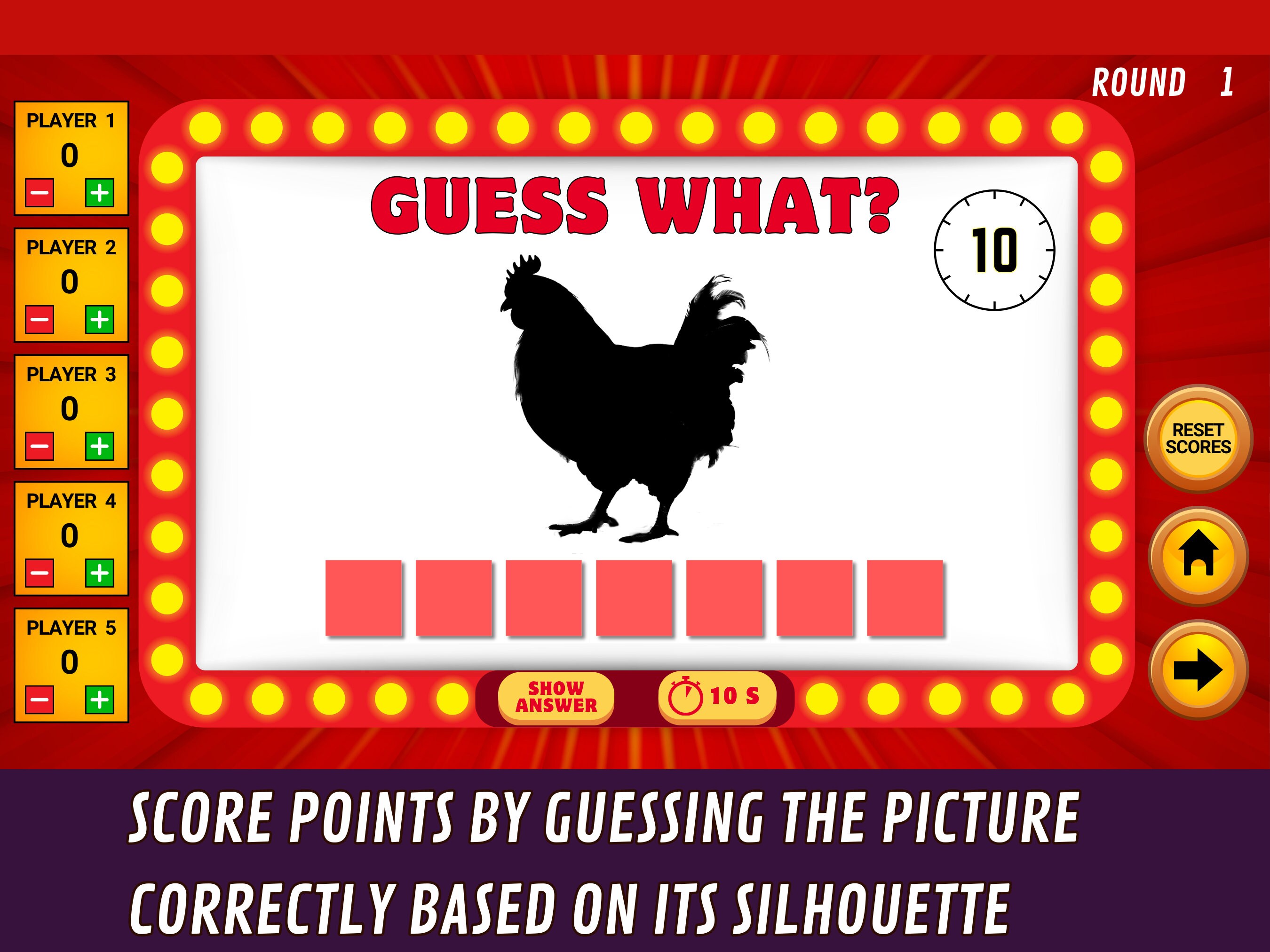 VIRTUAL PARTY GAME Powerpoint Game Show Pub Game Night Family Quiz Word ...