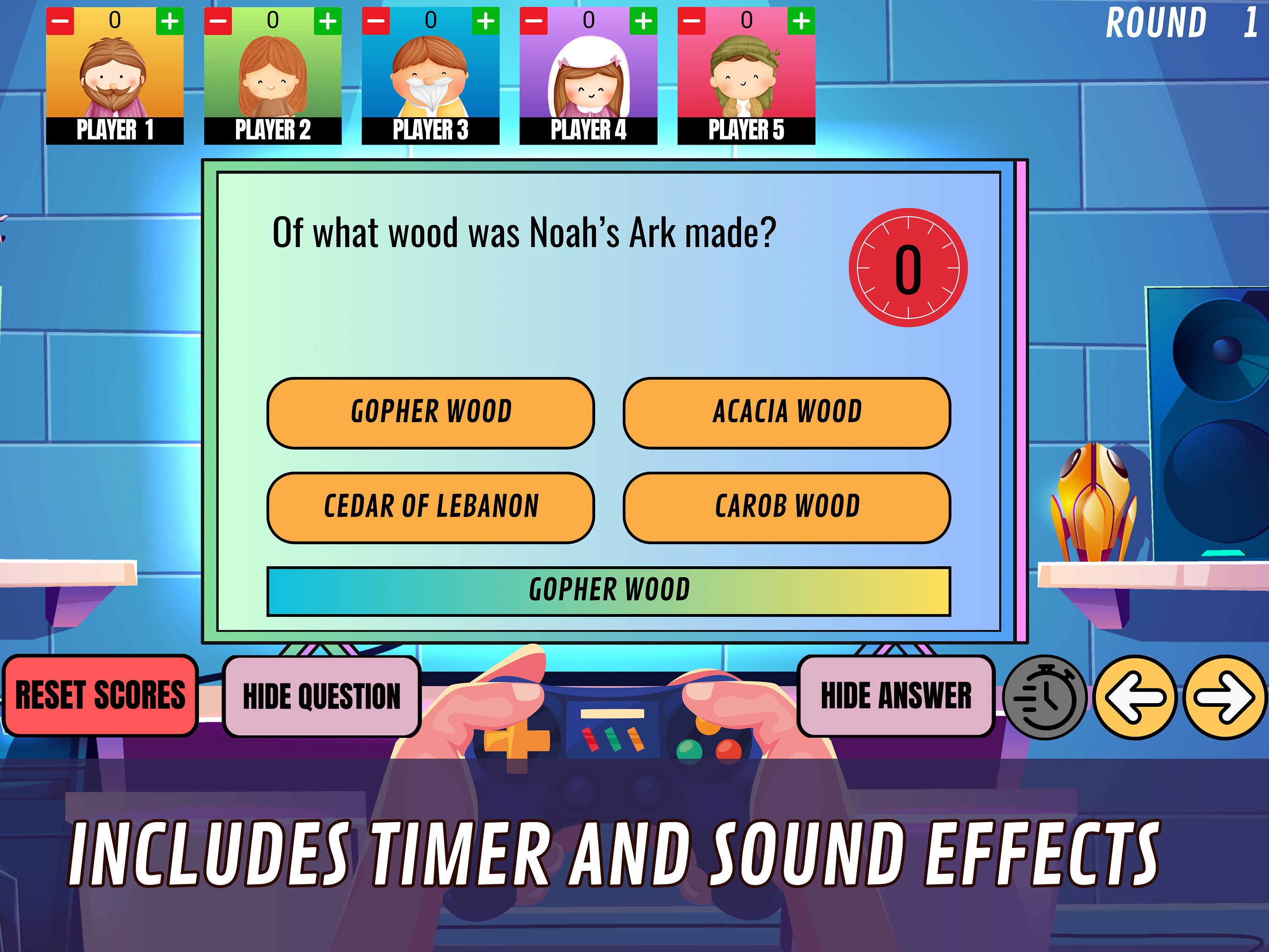 BIBLE TRIVIA Game | Powerpoint Game | Zoom, Skype, Game Show, Virtual ...