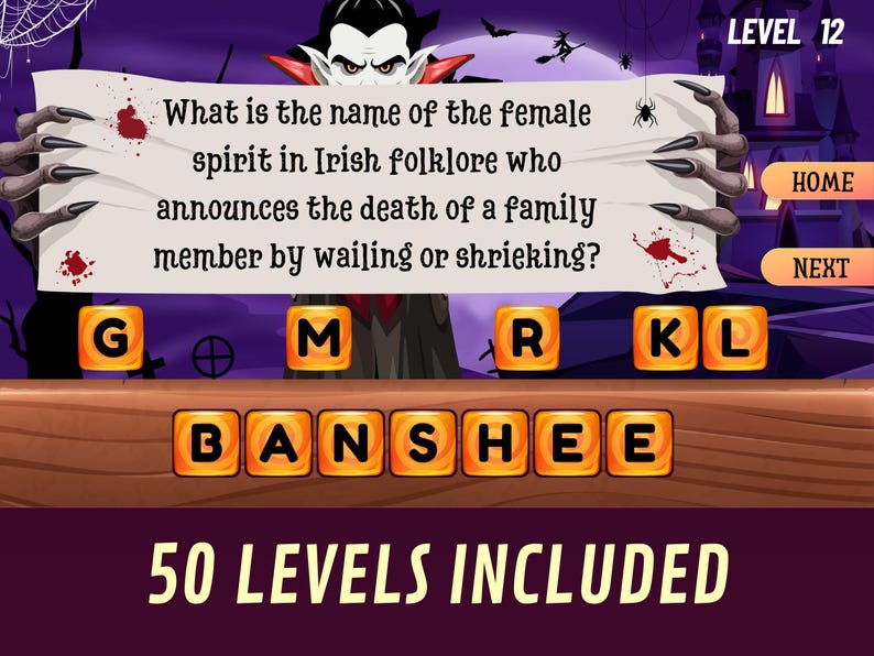 VIRTUAL HALLOWEEN GAME, Powerpoint Game Show, Zoom Game Night, Trivia ...