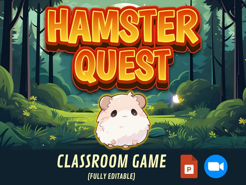 CLASSROOM GAME Powerpoint Game Template Hamster Quest Educational Game ...