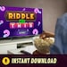 VIRTUAL PARTY GAME Powerpoint Game Show Riddle Quiz Game Night Family ...