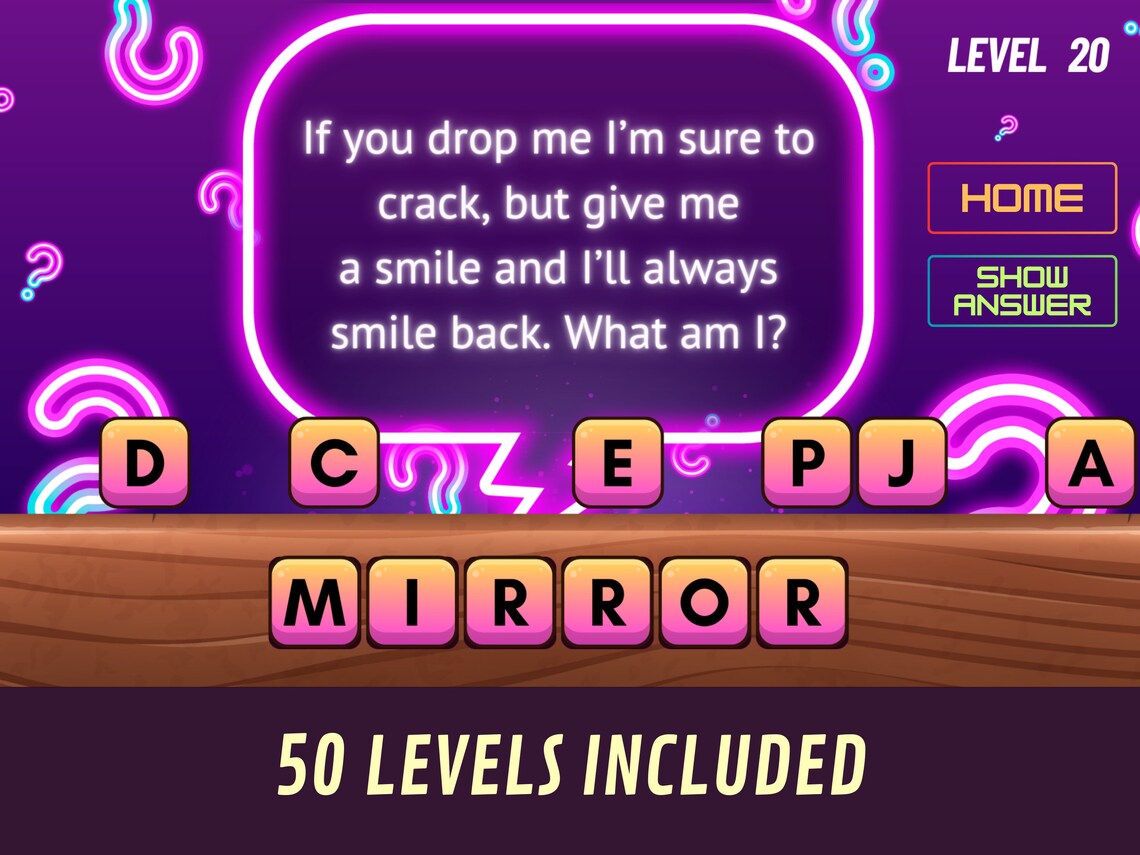 VIRTUAL PARTY GAME Powerpoint Game Show Riddle Quiz Game Night Family ...