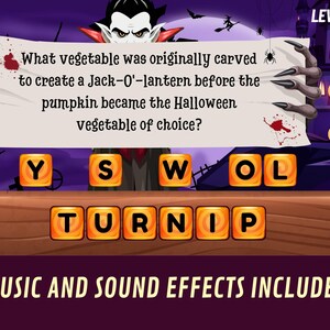 VIRTUAL HALLOWEEN GAME, Powerpoint Game Show, Zoom Game Night, Trivia ...