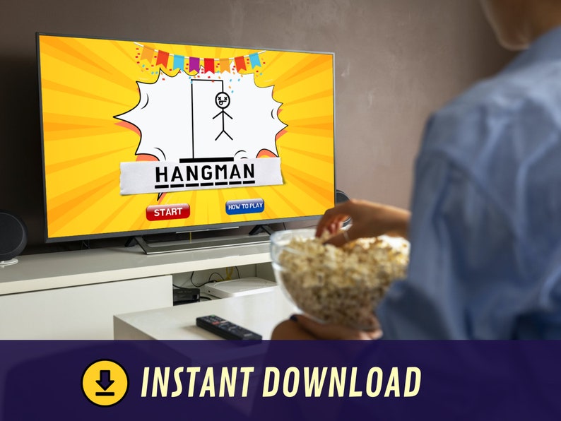 HANGMAN Game | Powerpoint Game | Zoom, Skype, Game Show, Virtual Party ...