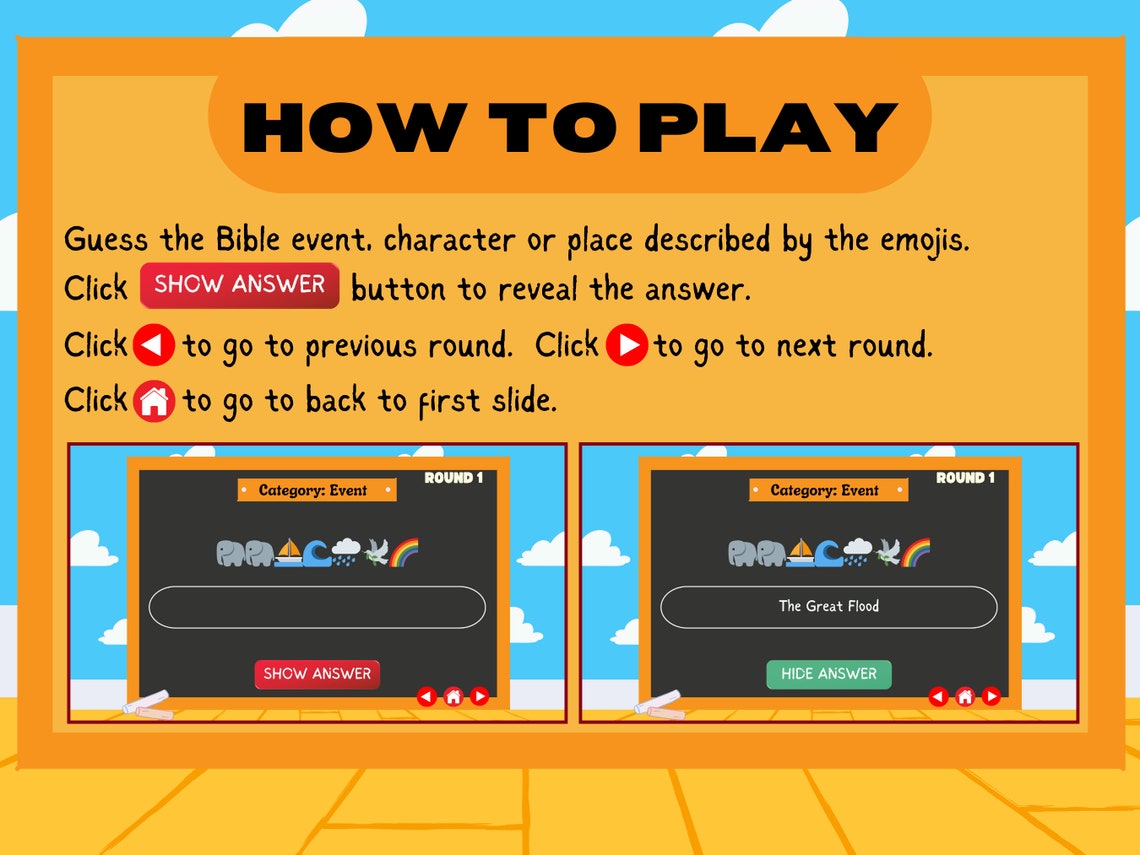 BIBLE VIRTUAL GAME Powerpoint Game Zoom Puzzle Game Show Virtual Party ...