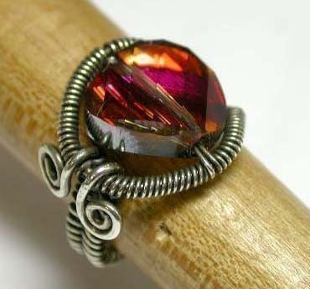 Wire Wrapped and Coiled Ring - Tutorial Only - Instant Download - Etsy